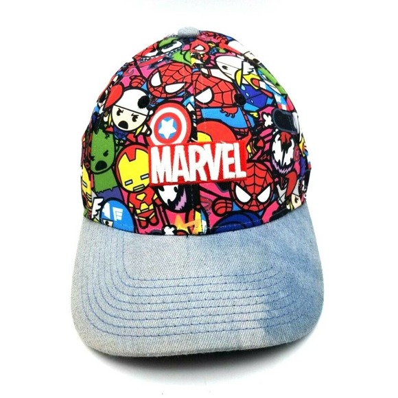 Marvel | Accessories | Marvel Logo Chibis Cap Hat Adjustable Adult ...